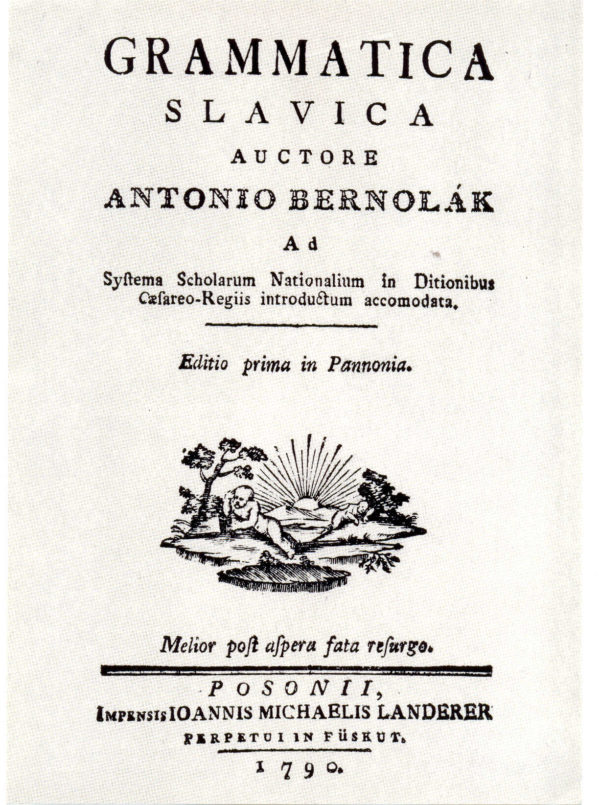 Anton Bernolák – prvý úspešný kodifikátor spisovnej slovenčiny – Matica ...